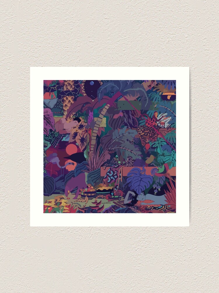 "GLASS ANIMALS // ZABA" Art Print for Sale by electriclove | Redbubble