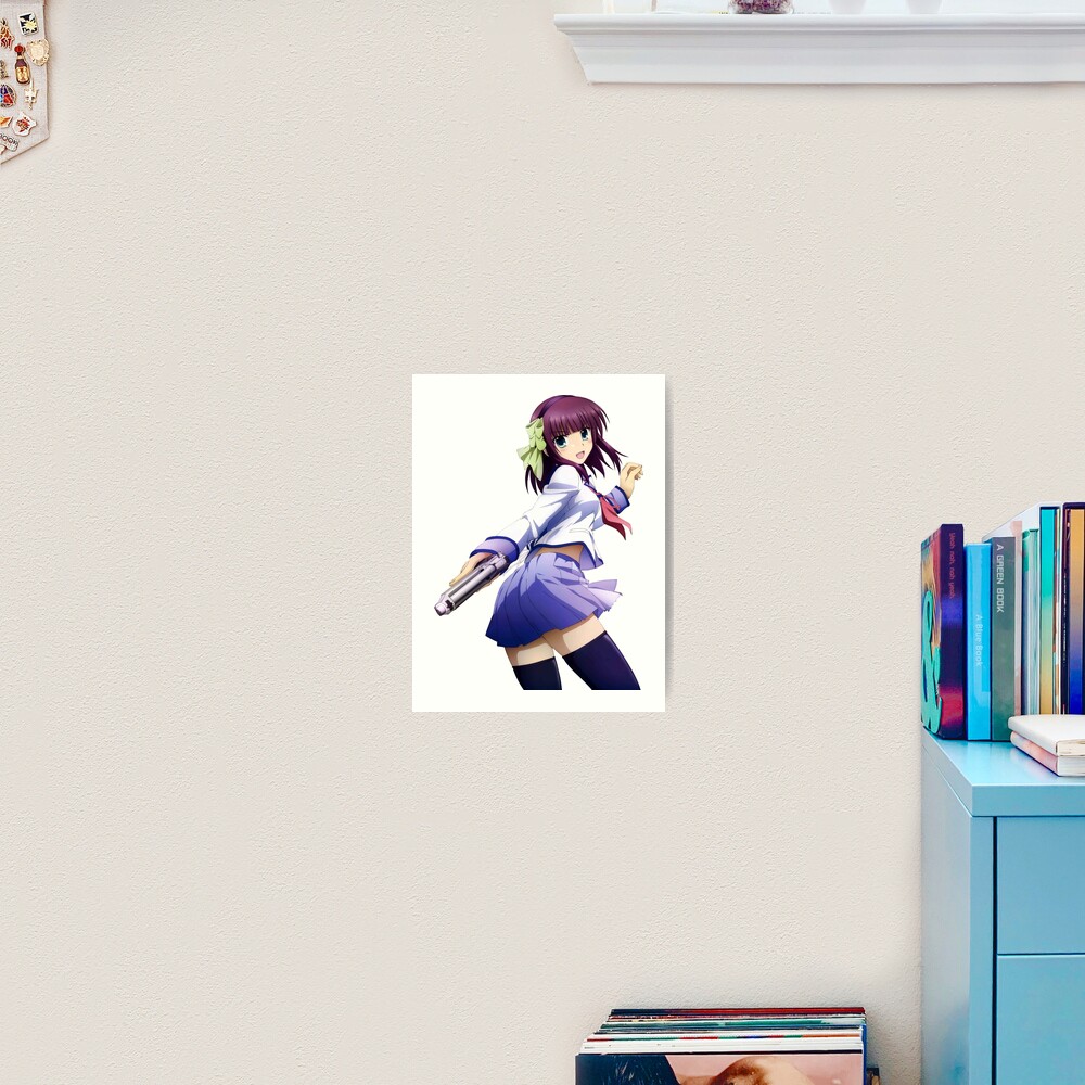 "Yurippe Gun | Angel Beats" Art Print for Sale by Djordjevic | Redbubble