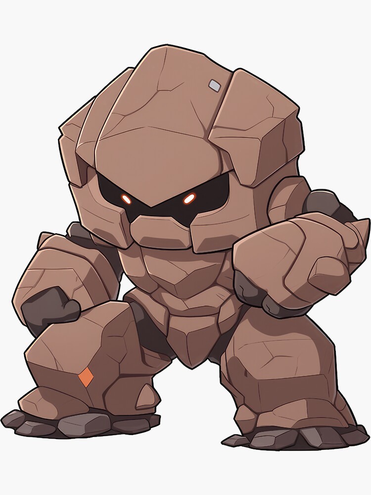 "Cute Chibi Golem Creature" Sticker for Sale by SundayDonuts | Redbubble