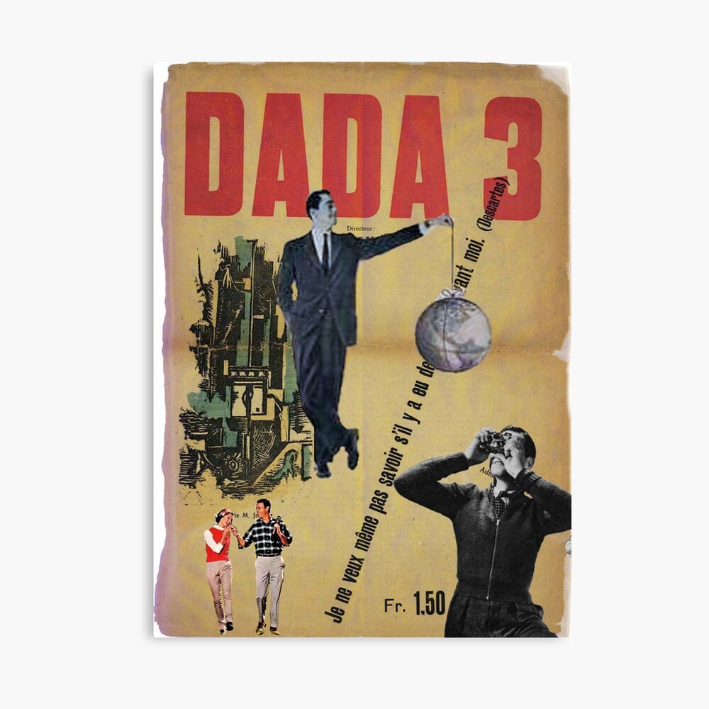 "DADA Magazine cover" Canvas Print by TerryR | Redbubble