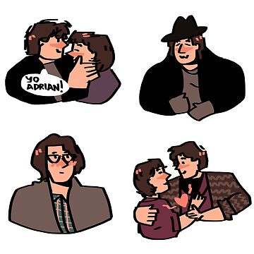 "Rocky Adrian" Sticker for Sale by wifescullys | Redbubble