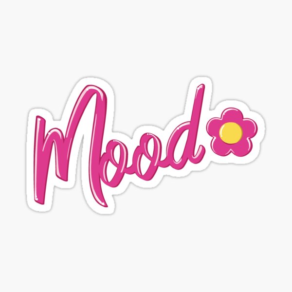 "Mood" Sticker for Sale by daphinteresting | Redbubble