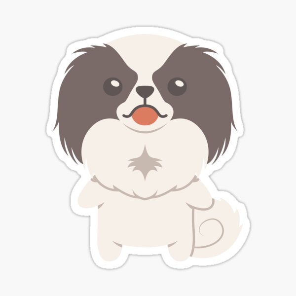 Japanese Chin Stickers | Redbubble