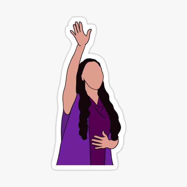 "Esther worshiping design" Sticker for Sale by JoyMadeArt | Redbubble