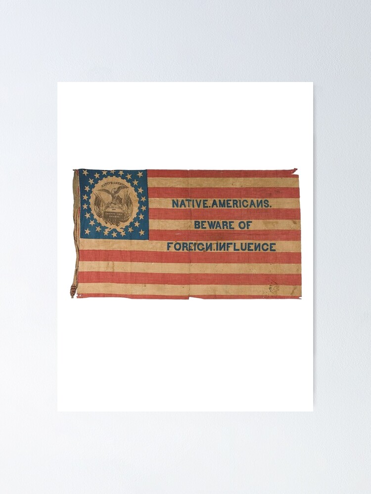 "Ironic Vintage American Flag" Poster for Sale by laurelstreed | Redbubble