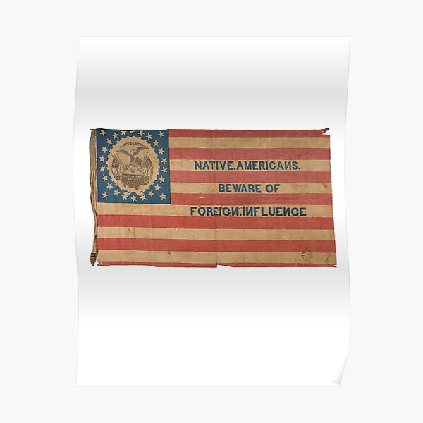 "Ironic Vintage American Flag" Poster by laurelstreed | Redbubble
