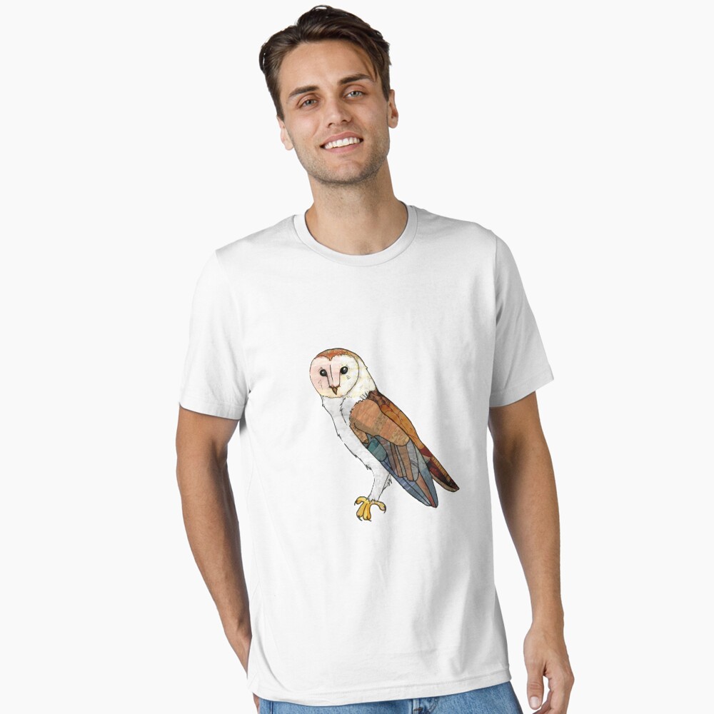"Barn owl Patchwork" Sticker for Sale by katherineblower | Redbubble