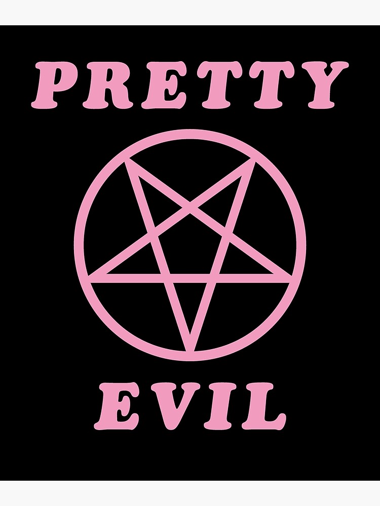 "Pastel Goth / Pretty Evil / Creepy Cute Pentagram" Canvas Print by ...
