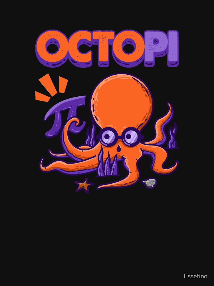 "Funny Math Octopi Octopus Pi Mathlete Nerd Geek" T-shirt for Sale by ...