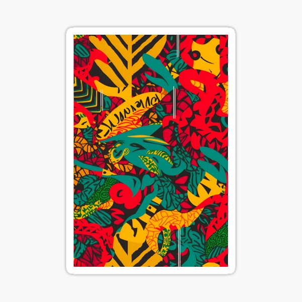 "Abstract street art " Sticker for Sale by JBunnieDesign | Redbubble