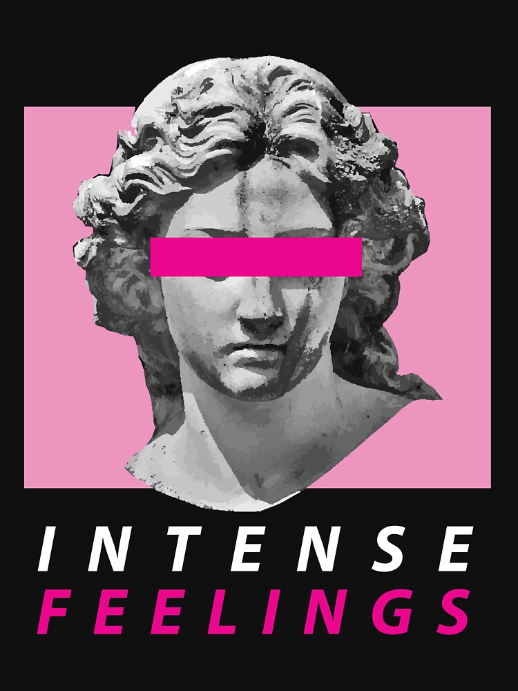 "Vaporwave Aesthetic // Intense Feelings // Statue" T-shirt for Sale by ...