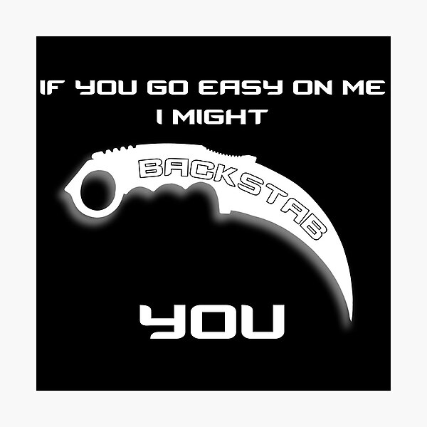 Backstab Gifts & Merchandise for Sale | Redbubble