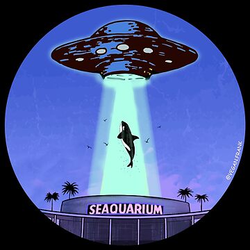 "Aliens to the rescue - mission: Orcas" Sticker for Sale by Vegan Frank ...