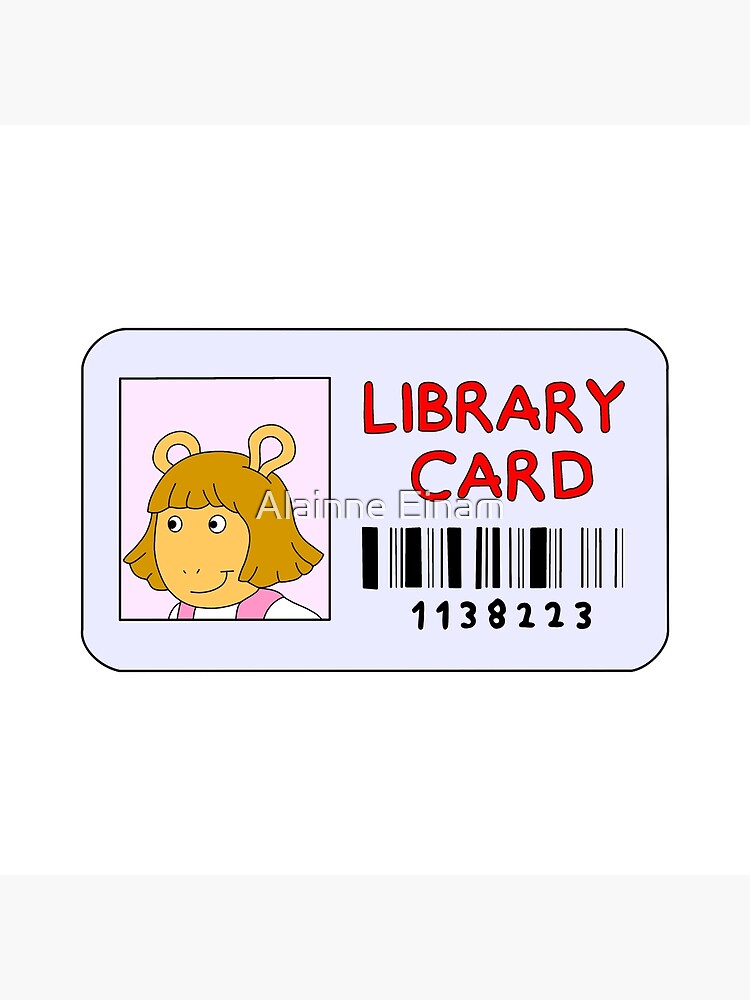 "DW Library Card" Poster for Sale by alaieina | Redbubble