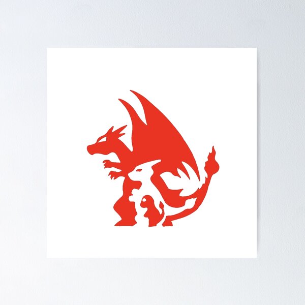 "Fiery Evolution" Poster for Sale by pokedez | Redbubble