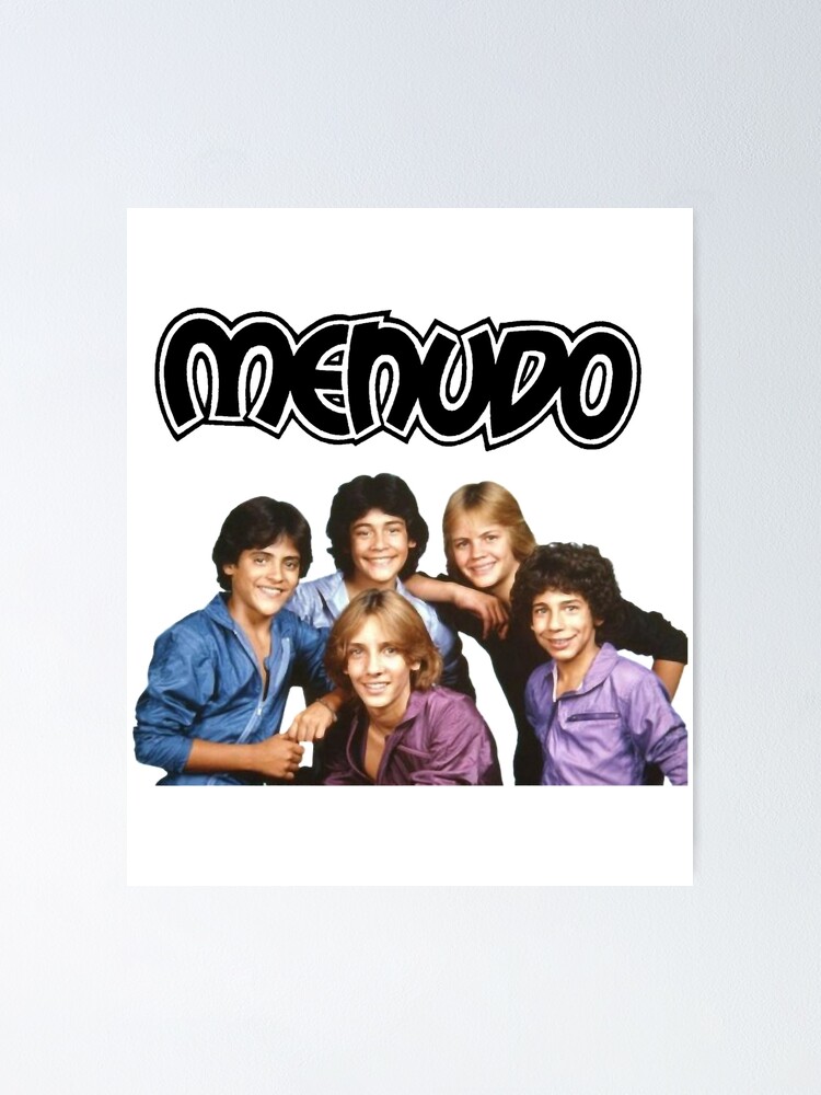 "MENUDO LOGO GROUP LATINO" Poster for Sale by ShinBarros | Redbubble