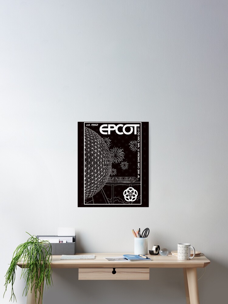 "Epcot Center" Poster for Sale by JESSTARRANCE | Redbubble