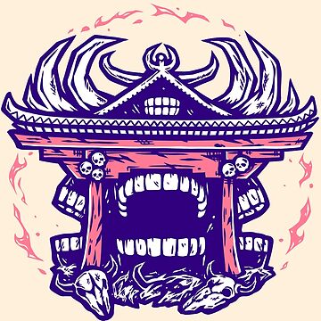 "Malevolent Shrine Domain Expansion" Sticker by PanchiArt | Redbubble