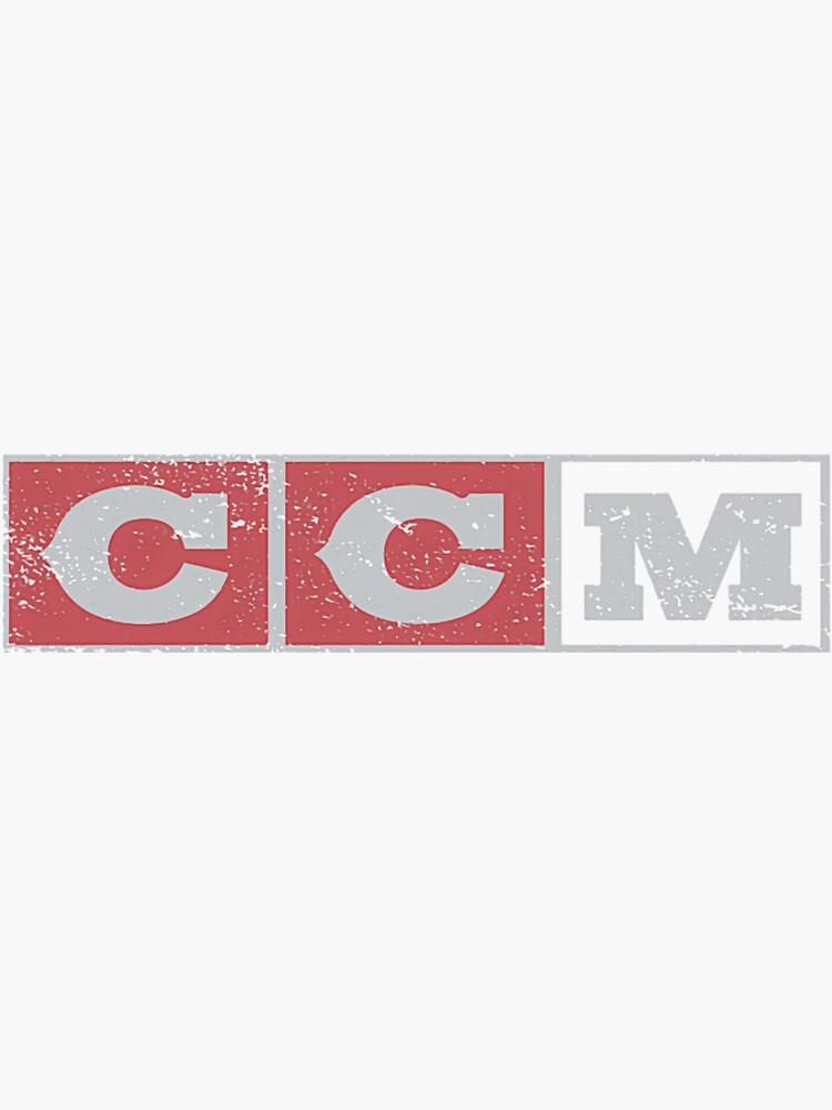 "CCM logo" Sticker for Sale by LambertDooley | Redbubble