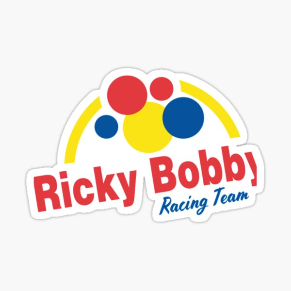 "Ricky Bobby Racing Team" Sticker for Sale by Alarakite | Redbubble