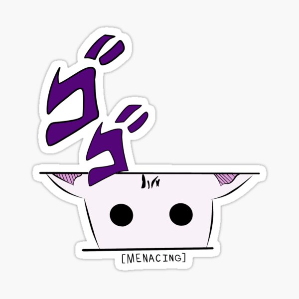 "Menacing Cow" Sticker for Sale by Tayturkey | Redbubble