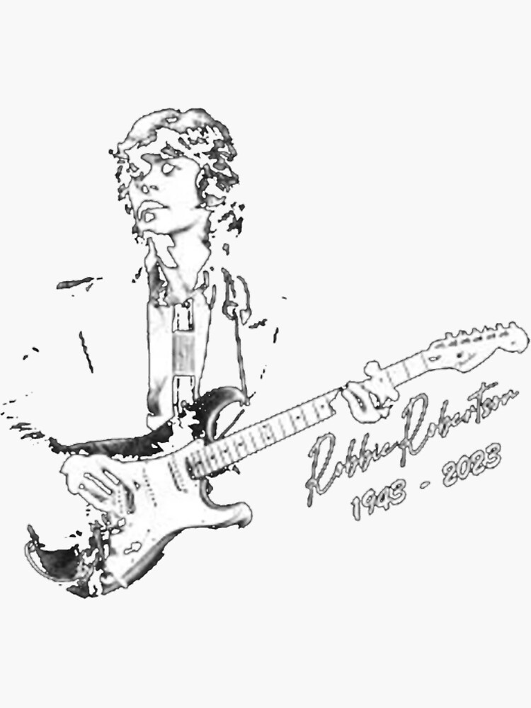 "Robbie Robertson Robbie Robertson Robbie Robertson" Sticker for Sale ...
