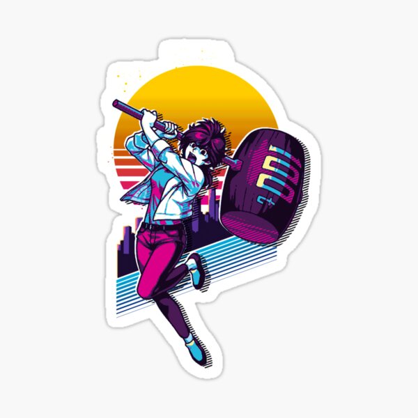 "City Hunter Kaori Makimura Retrowave" Sticker by MeinolfHell | Redbubble