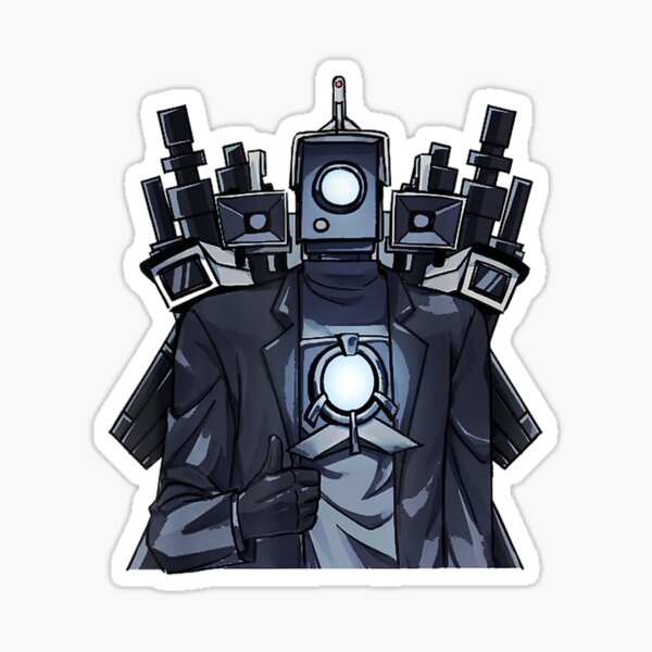 "Cameraman Skibidi toilet" Sticker for Sale by jauimimna | Redbubble