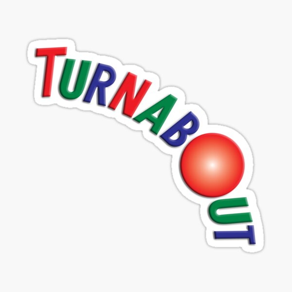 "Turnabout" Sticker for Sale by ChrisOrton | Redbubble