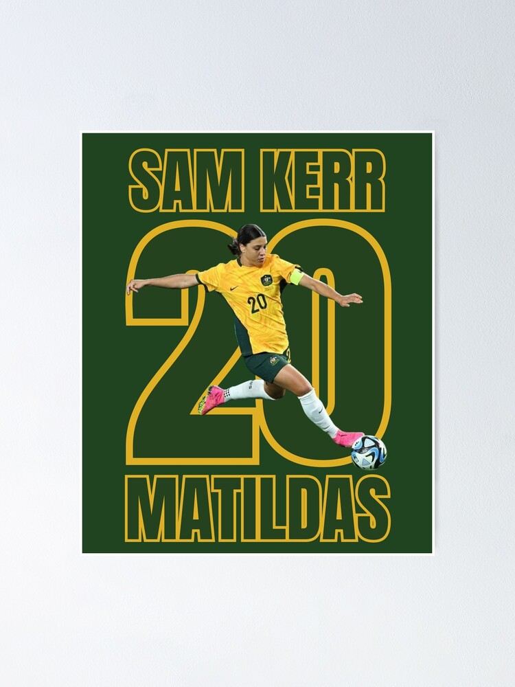 "Sam Kerr" Poster for Sale by DeeTorJai | Redbubble