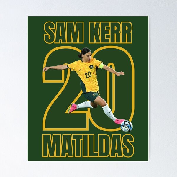 "Sam Kerr" Poster for Sale by DeeTorJai | Redbubble