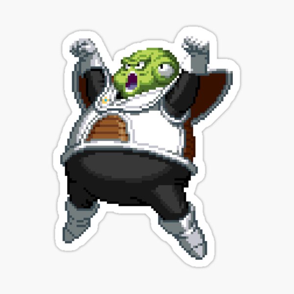 "Ginyu Force Guldo " Sticker for Sale by retropixels06 | Redbubble