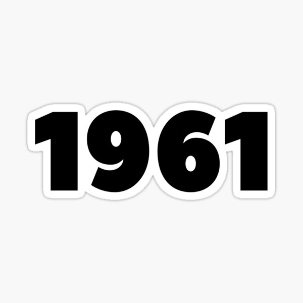 "Year 1961 Born In 1961 Birth Year 57th Birthday Gifts Birthday Present ...