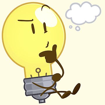 "Lightbulb (Inanimate Insanity)" Sticker for Sale by PuppyRelp | Redbubble