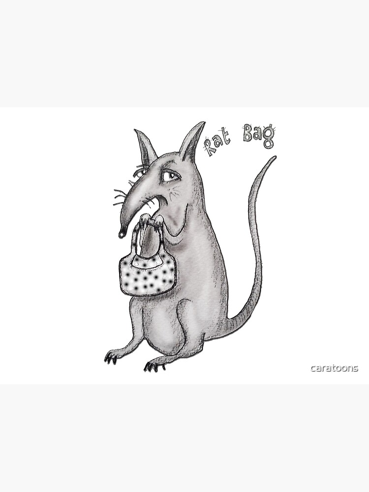 "RATBAG" Art Print for Sale by caratoons | Redbubble