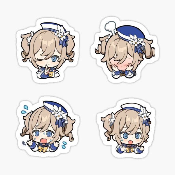 "Barbara Genshin Impact" Sticker for Sale by aln21 | Redbubble