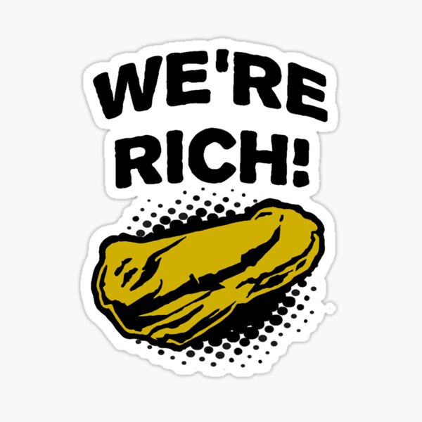 "DEEP ROCK GALACTIC We're Rich Classic " Sticker for Sale by ...
