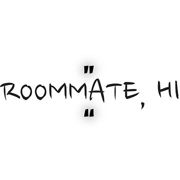 "Roommate Hi - Junseong" Sticker for Sale by g-fullsun03 | Redbubble