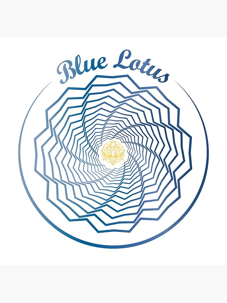 "Blue Lotus logo" Art Board Print for Sale by MarkovicJovan | Redbubble