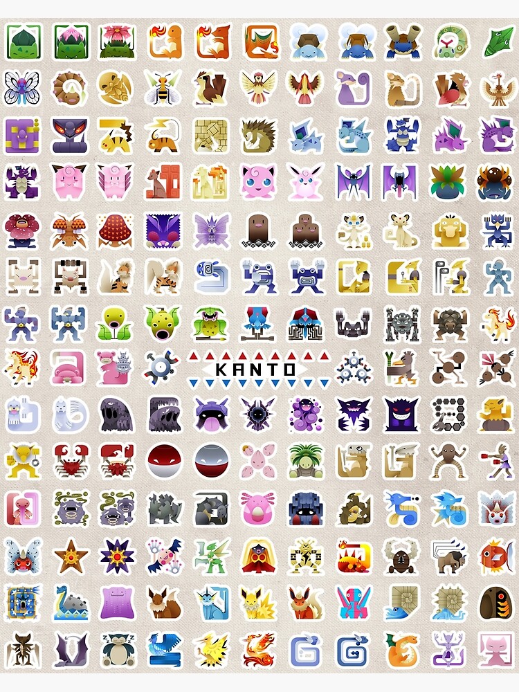 "Kanto" Art Print for Sale by GryphonShifter | Redbubble