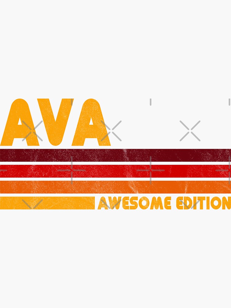 "Ava Awesome Edition" Stickerundefined by BYNDART | Redbubble