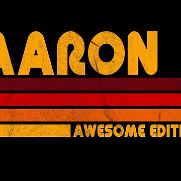"Aaron, Awesome Edition" Stickerundefined by BYNDART | Redbubble