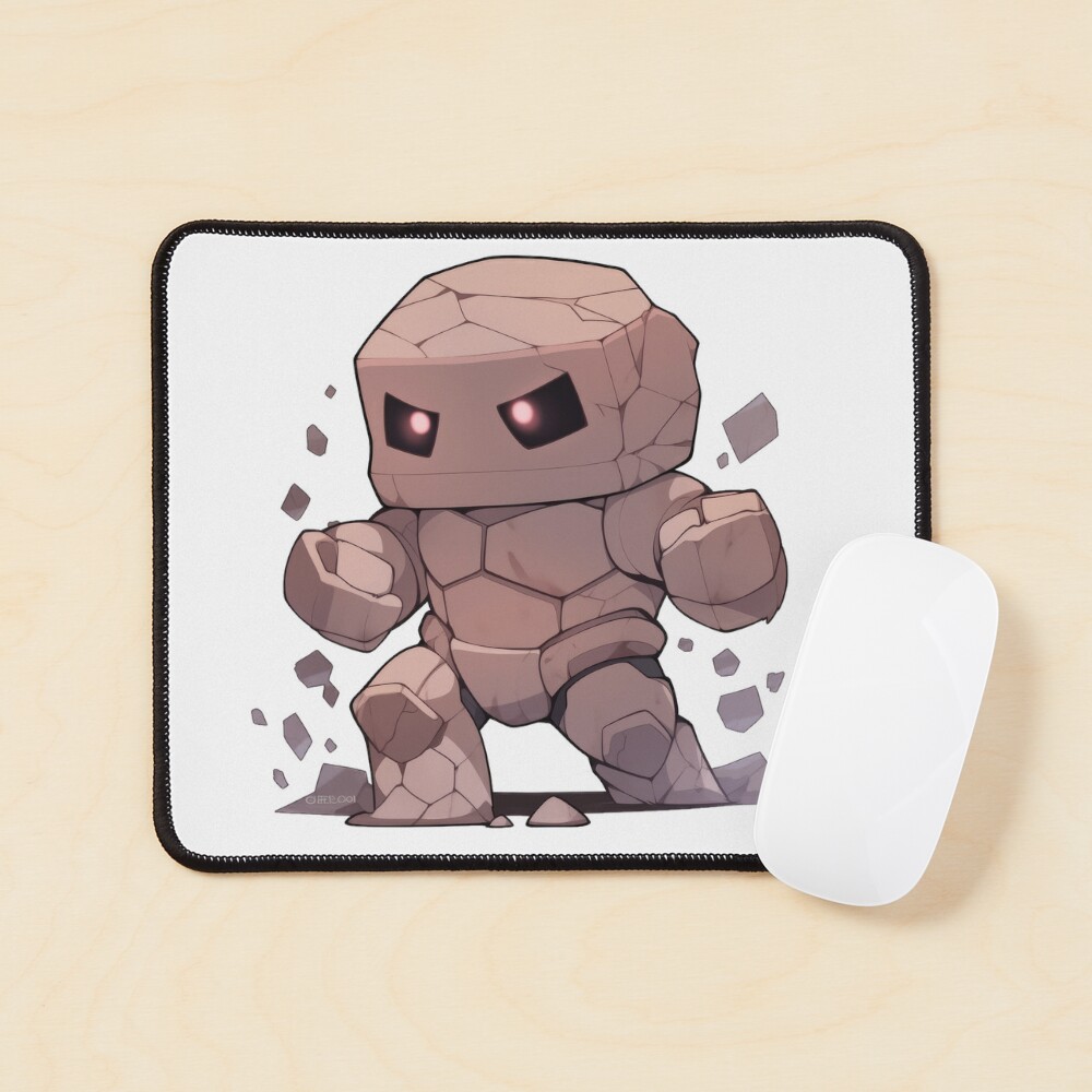 "Cute Chibi Style Golem Creature" Sticker for Sale by SundayDonuts ...