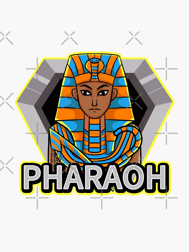 "Ancient Egyptian Pharaoh" Sticker for Sale by FineArtsPro | Redbubble