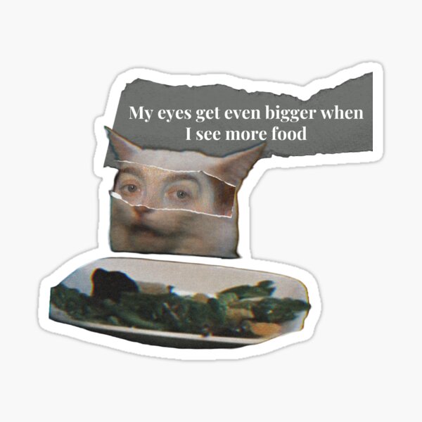 "Smudge cat meme" Sticker for Sale by ARTSNOOZE | Redbubble