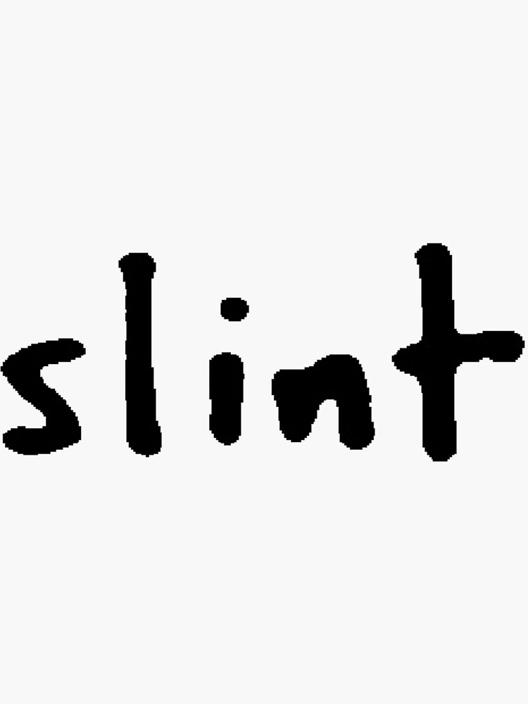"Slint Band Logo" Sticker for Sale by STORE-OXY | Redbubble