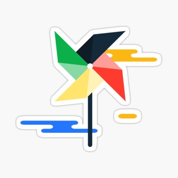 "Windmill" Sticker for Sale by info-diogo | Redbubble