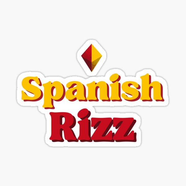 "Spanish Rizz, Wrizz" Sticker by doorzz | Redbubble
