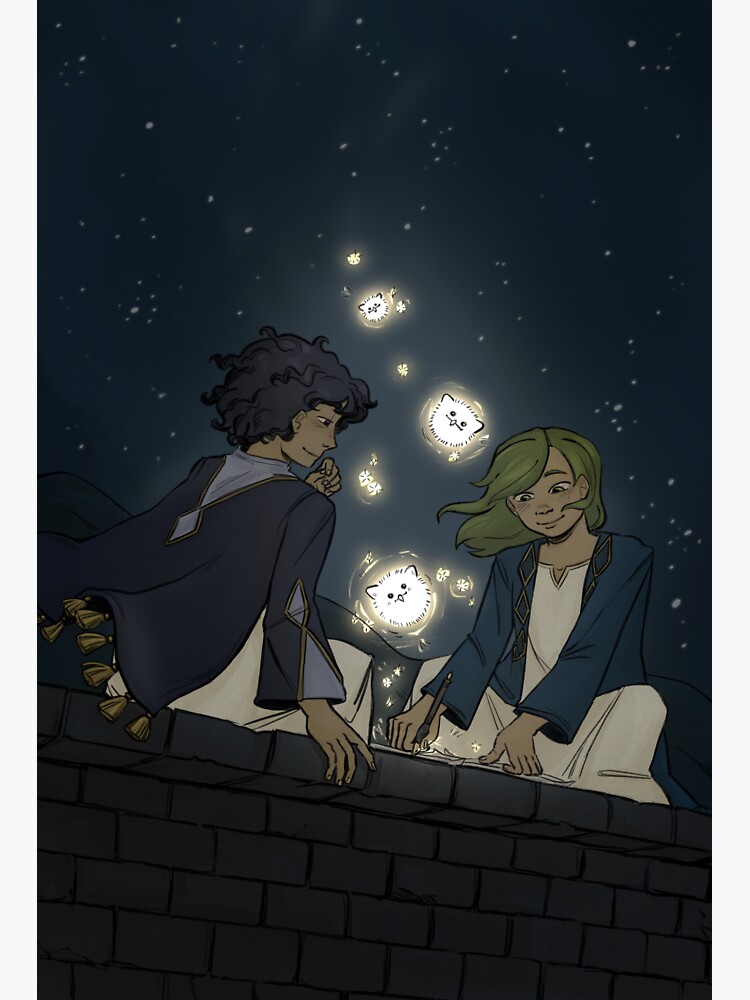 "Agott and Coco" Sticker for Sale by Pearl Shroom | Redbubble