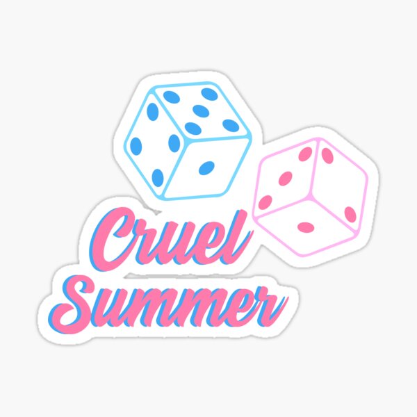 "Taylor Swift Cruel Summer" Sticker for Sale by EmmaRoseee24 | Redbubble